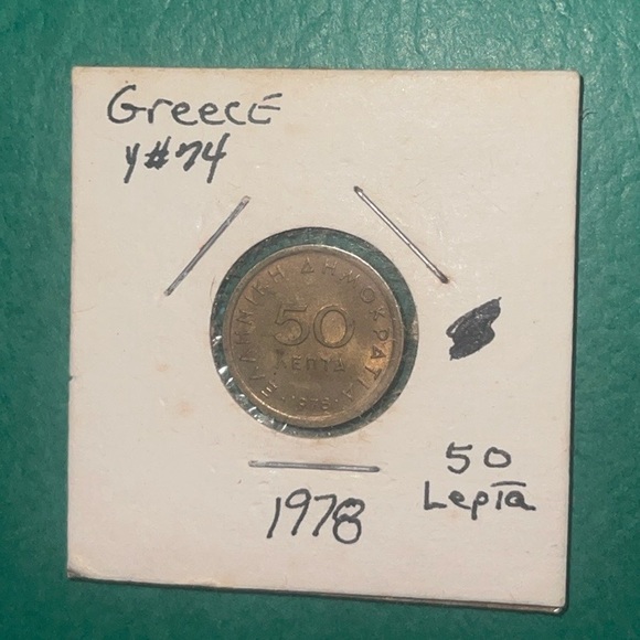 GREECE | Other | 5 Lepta 978 Greece Coin Ay312u | Poshmark